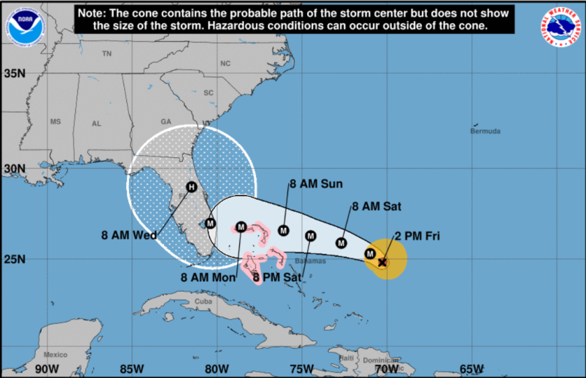 Dorian stays on Florida path as it strengthens to Cat 3 | Insurance Insider